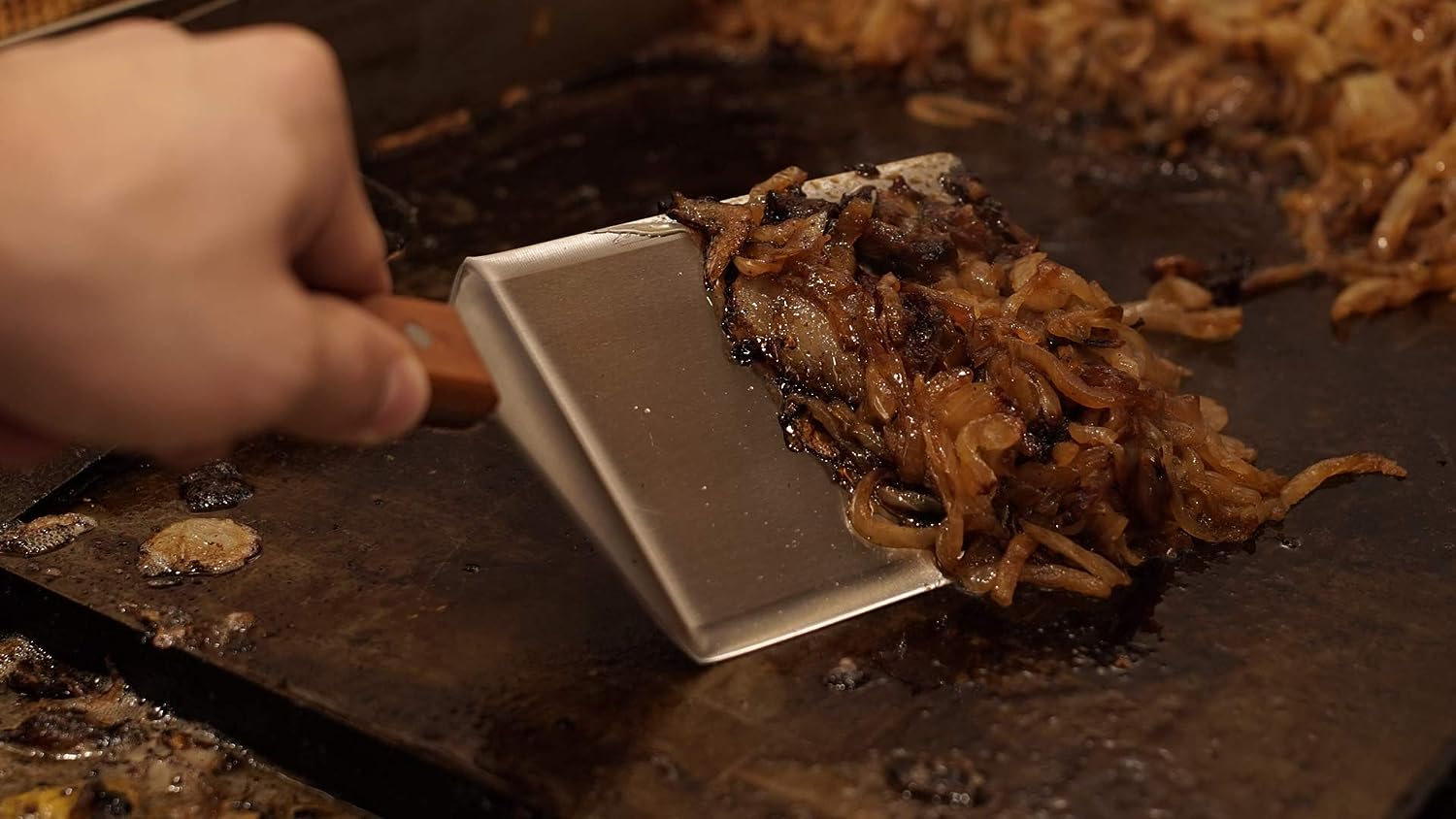 PureQ "Precision Flip" Premium Heavy Duty Meat Flipper & Burger Smashe ...